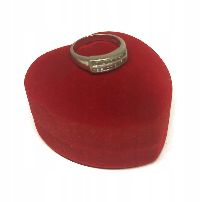 srebrny pierścionek z kamieniami 4,23g/925 - 13922578171 - oficjalne archiwum Allegro