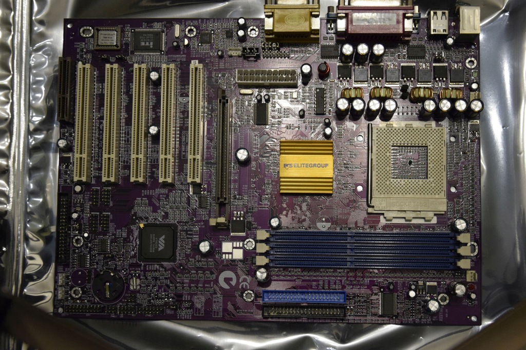 PŁYTA GŁÓWNA ECS K7VTA3 SOCKET A / 462 DDR AGP OK! - 8937459439 ...