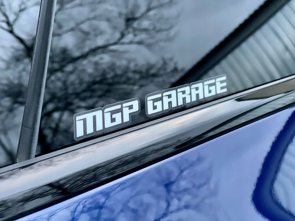 Naklejka (mała) - oryginalna wlepa MGP GARAGE - 11471952616 - oficjalne ...