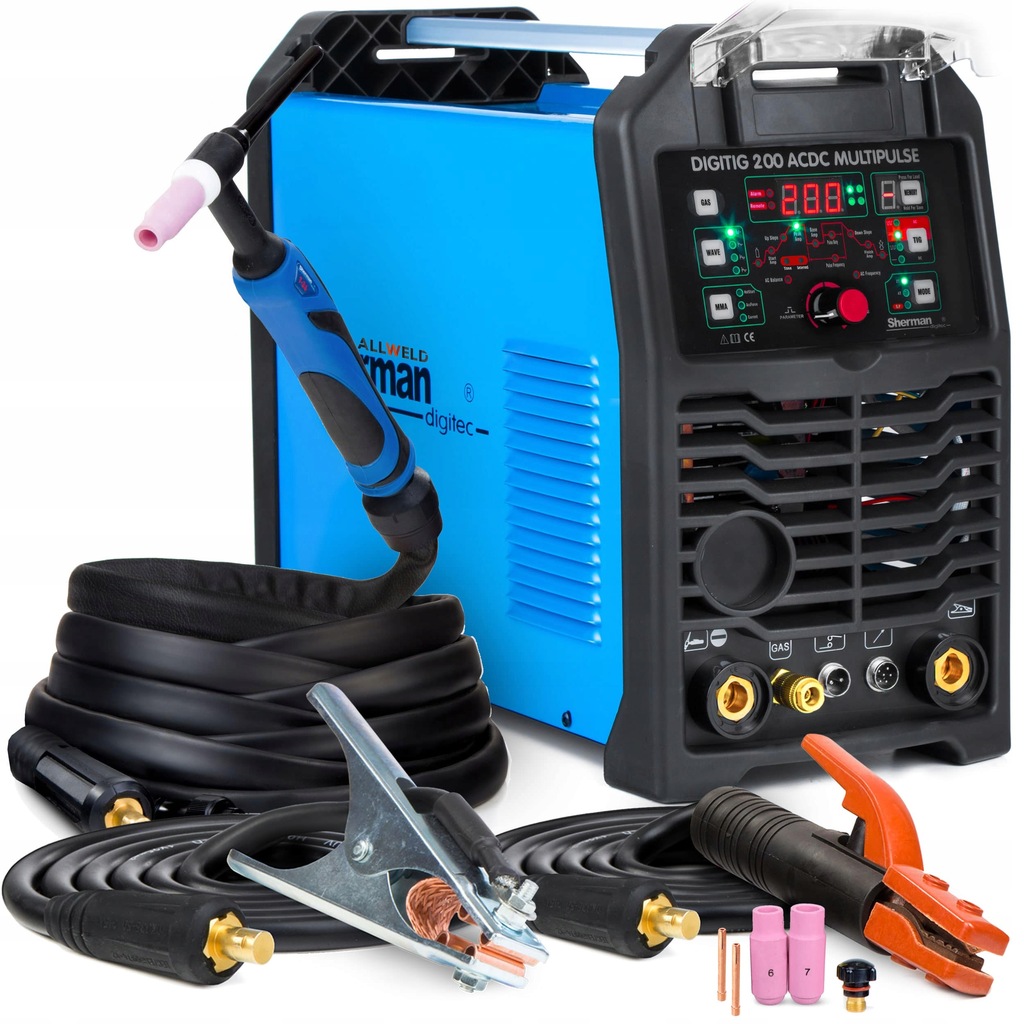 Spawarka Inwertorowa TIG AC DC SHERMAN 200A IGBT - 10109710649 - oficjalne archiwum Allegro