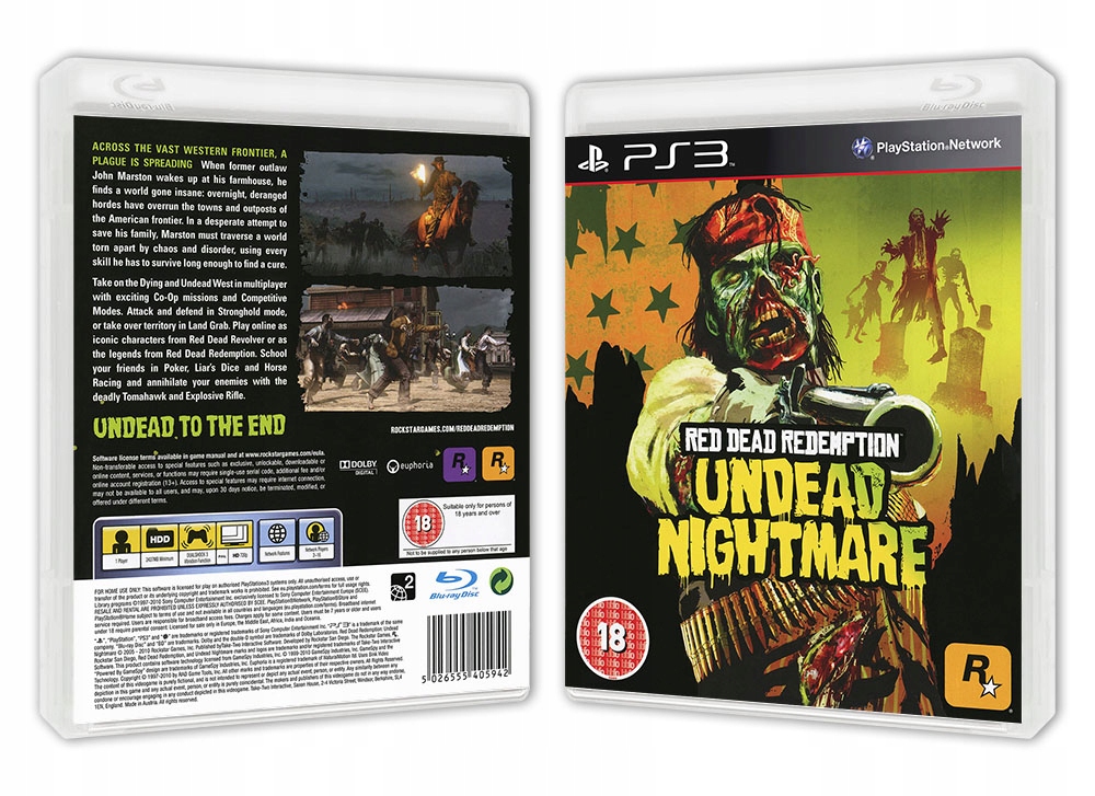 RED DEAD REDEMPTION UNDEAD NIGHTMARE NOWA PS3 - 12158317749 - oficjalne ...