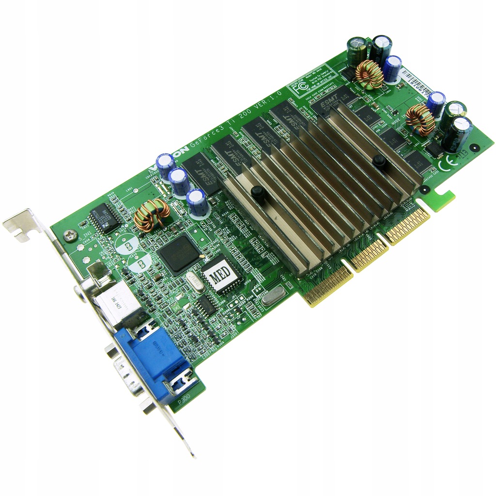 AGP GFORCE 3 TI 200 64MB MSI 100% OK 4pZ - 11792297607 - oficjalne ...