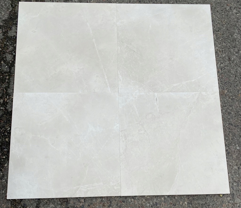 Płytki Crema Marfil marmur 61cm x 61cm satynowy - 11325581199 ...