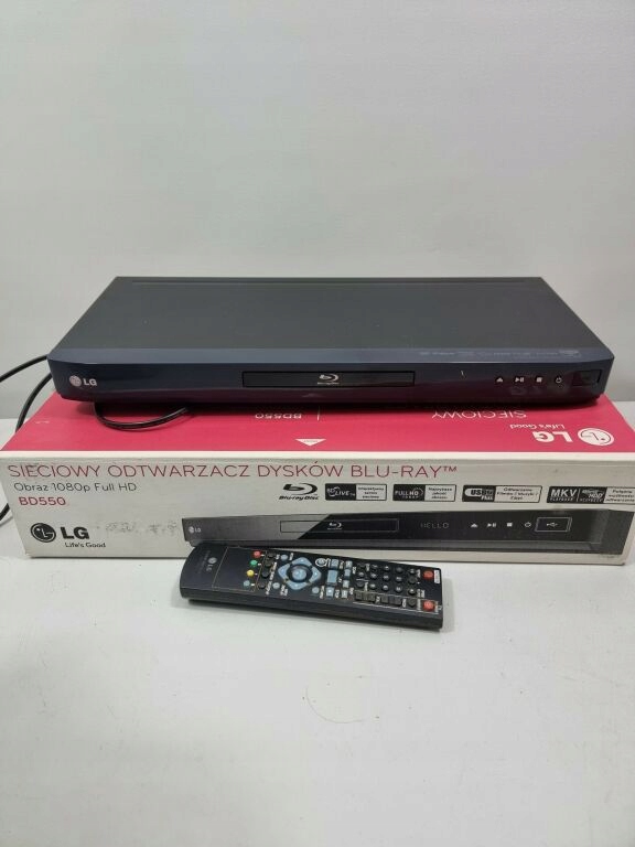 ODTWARZACZ BLURAY LG BD550 PILOT PUDEŁKO - 11555463459 - oficjalne archiwum Allegro