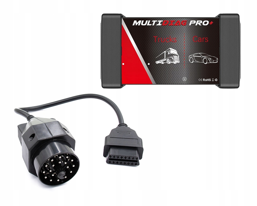 MULTIDIAG PRO DIAGNOSTYKA OBD + ADAPTER BMW 20 PIN - 12839495585 ...