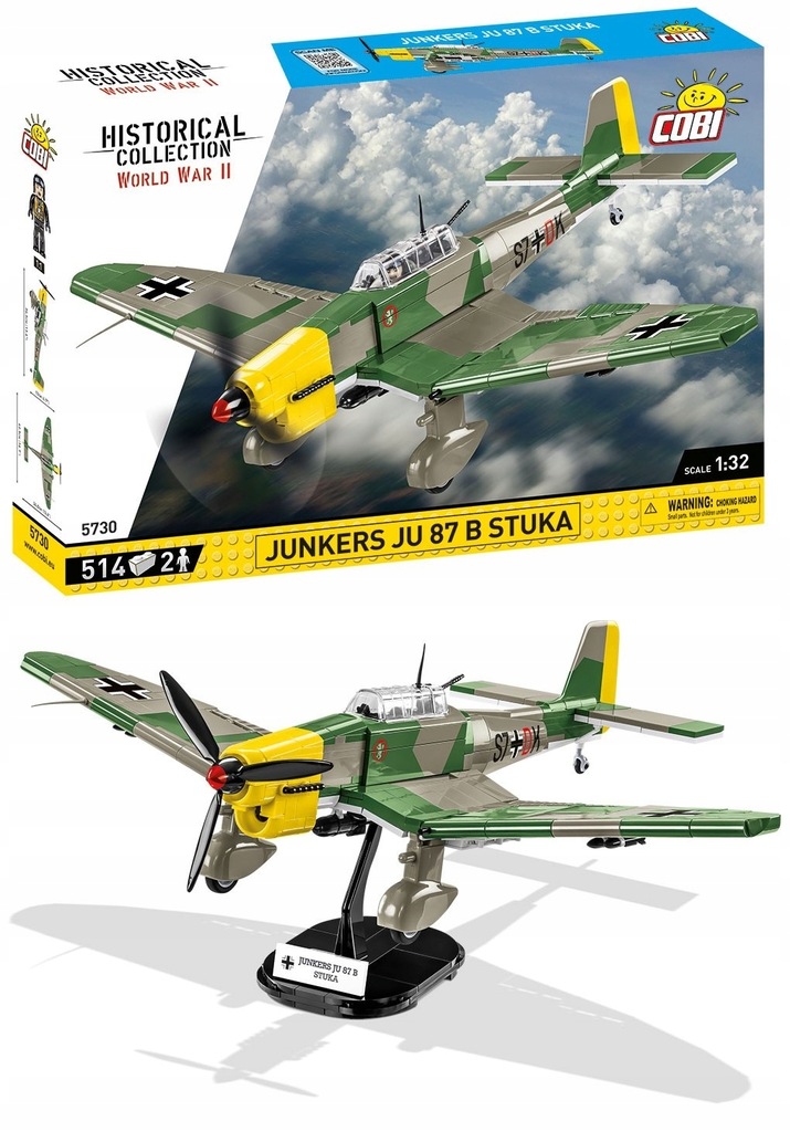COBI HC WWII 5730 JUNKERS JU 87B STUKA 514 KL. - 13804988765 ...