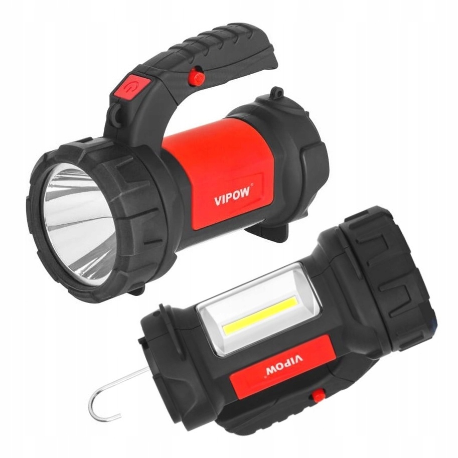 Szperacz Latarka LED COB 3 Tryby Akumulator USB - 10736129288 ...