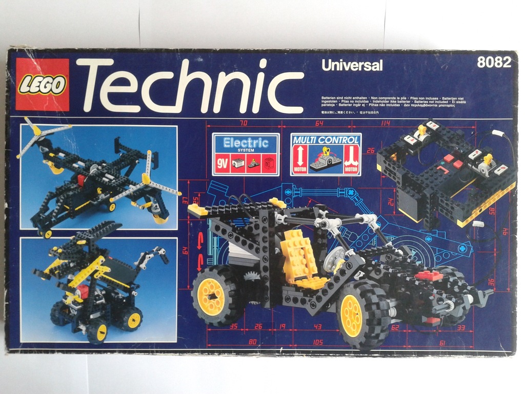 Lego 8082 Multi Control Set TYLKO PUSTE PUDEŁKO - 14664076121 ...