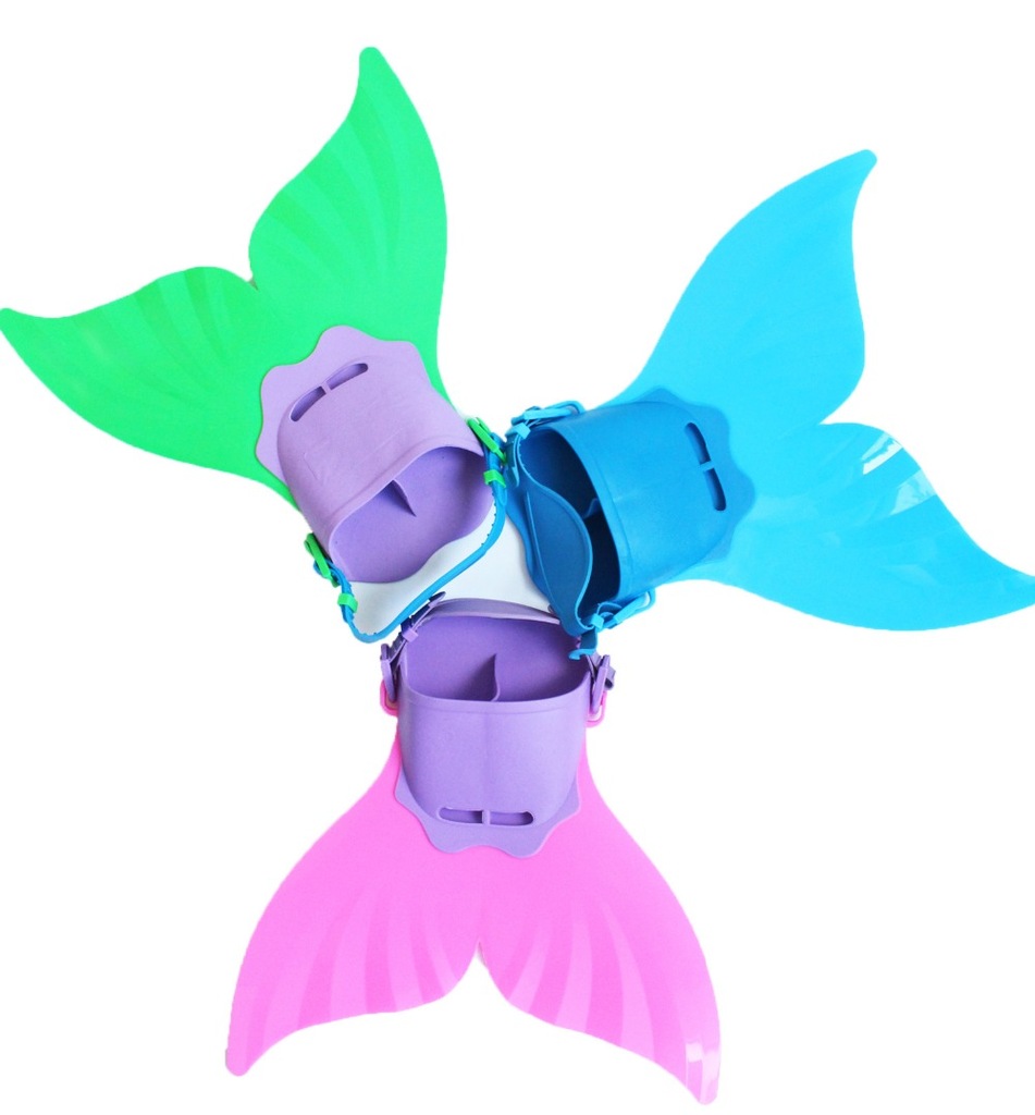 Najładniejszy ZESTAW SYRENY Ogon Syreny z Płetwą - 8284419741 ...