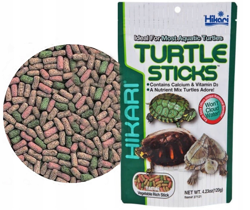 Hikari Turtle Sticks Pokarm dla Żółwia Wodnego 1kg - 12637031198 ...