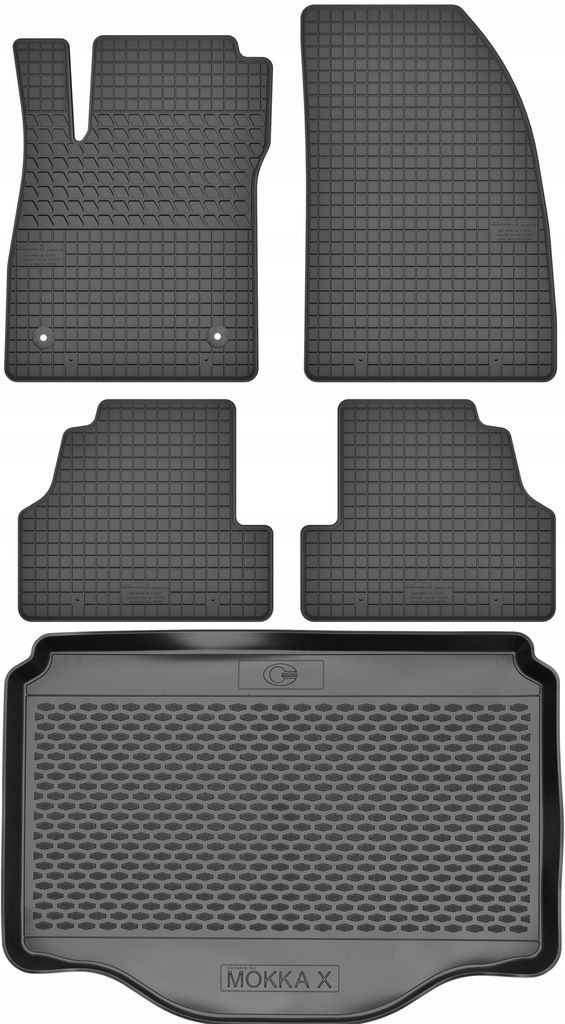 Opel Mokka A Mokka X 2013-2019 Dywaniki + bagażnik - 12945416847 - oficjalne archiwum Allegro