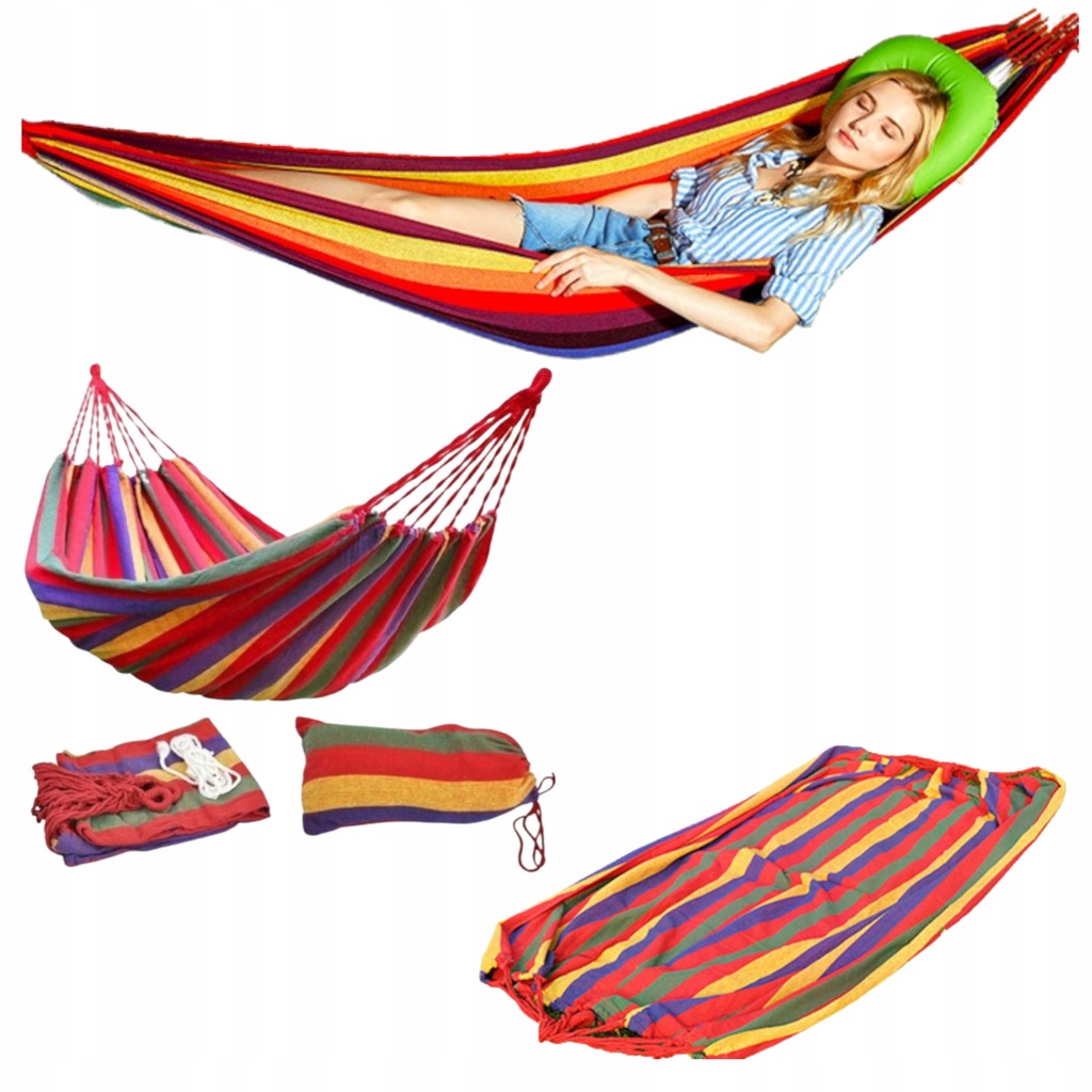 HAMAK NA DRZEWO BUJAK OGRODOWY DUŻY 1 OS CHUŚTAWKA - 13860804573 ...