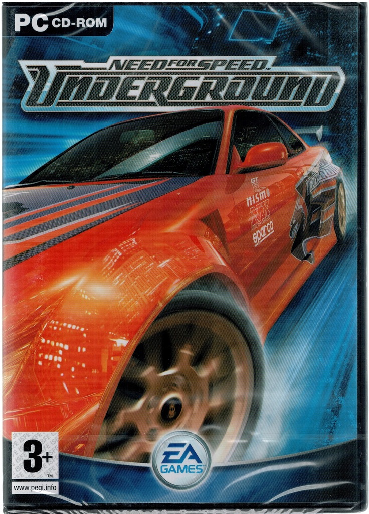 Купить Компакт-диск с новой игрой NFS Underground в фольгированной ...