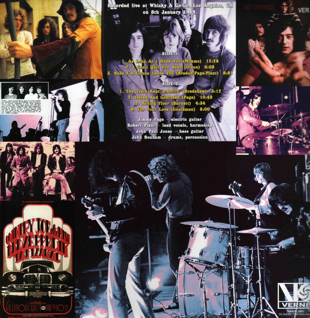 LED ZEPPELIN Live At Whisky A GoGo January 1969 LP - 8078608320 ...