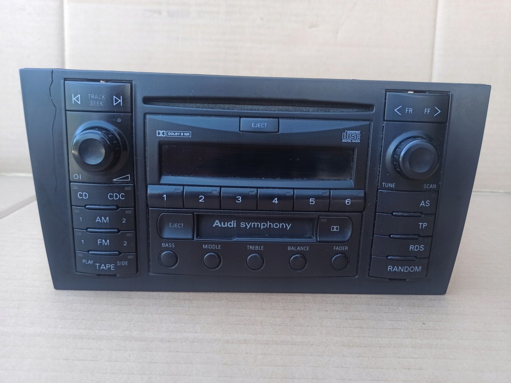 Radio radioodtwarzacz CD symphony AUDI A6 C5 - 13836440317 - oficjalne archiwum Allegro