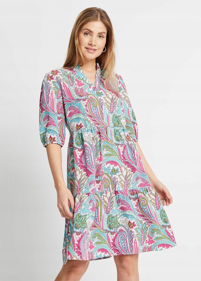 A1J602 BODYFLIRT BOUTIQUE SUKIENKA Z NADRUKIEM__38 - 14572760400 ...