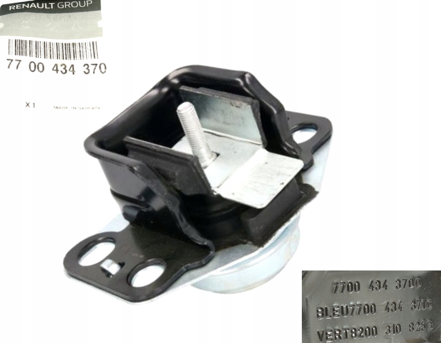 PODUSZKA SILNIKA PRAWA CLIO II KANGOO THALIA ORYG - 13801447012 ...