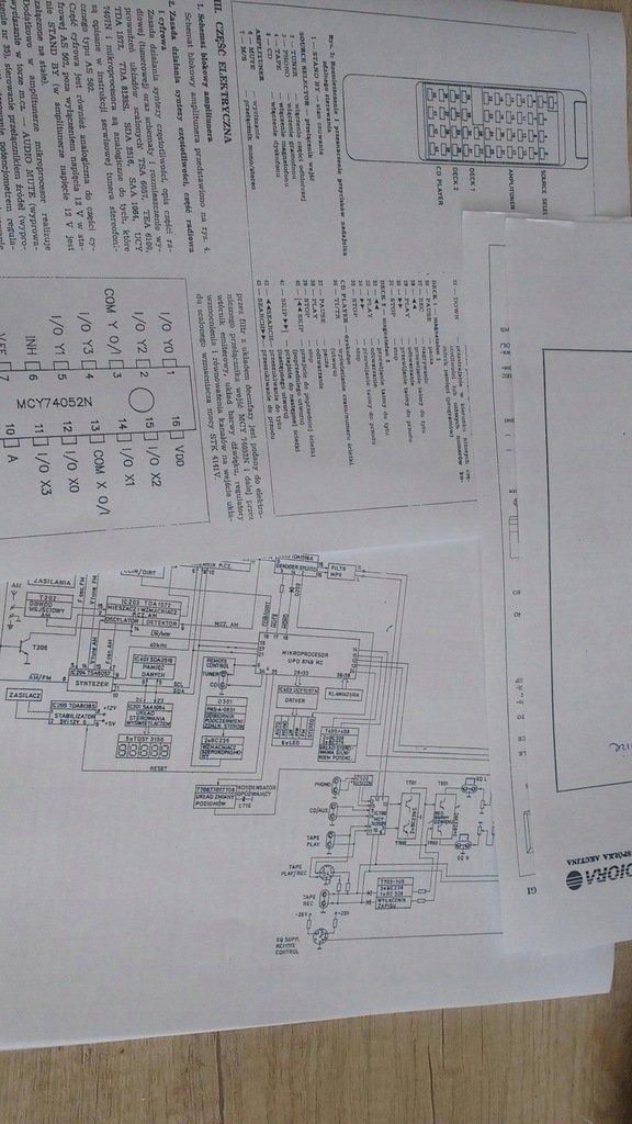 instrukcja serwisowa tosca 2 aws 504 diora schemat - 12272526366 - oficjalne archiwum Allegro