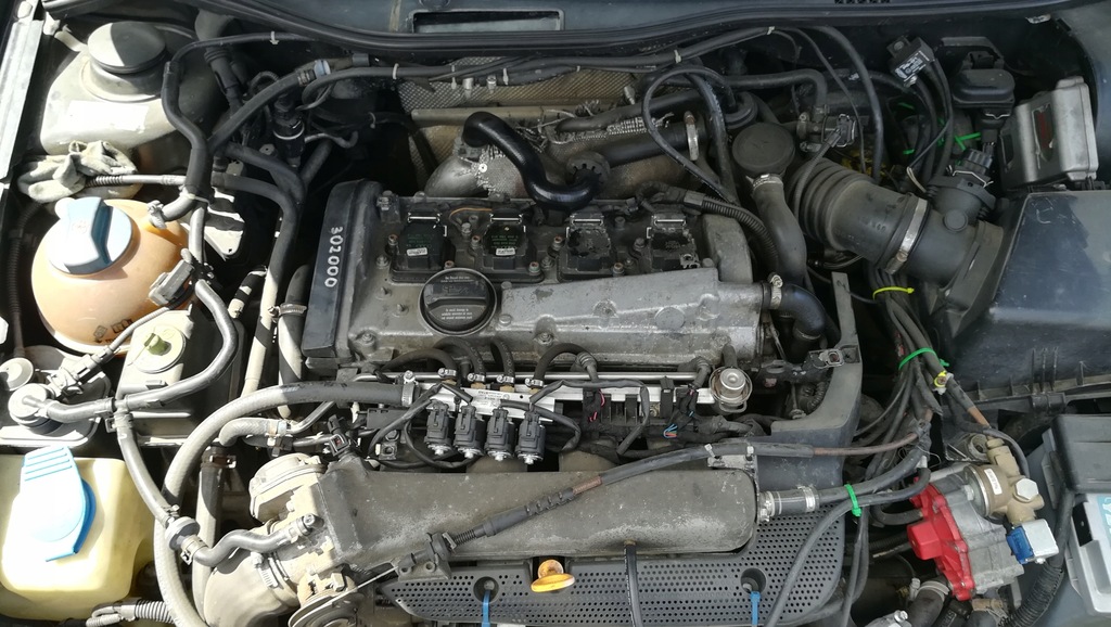 Silnik części dół silnika Audi A3 8L 1.8T AGU - 12718237101 - oficjalne archiwum Allegro