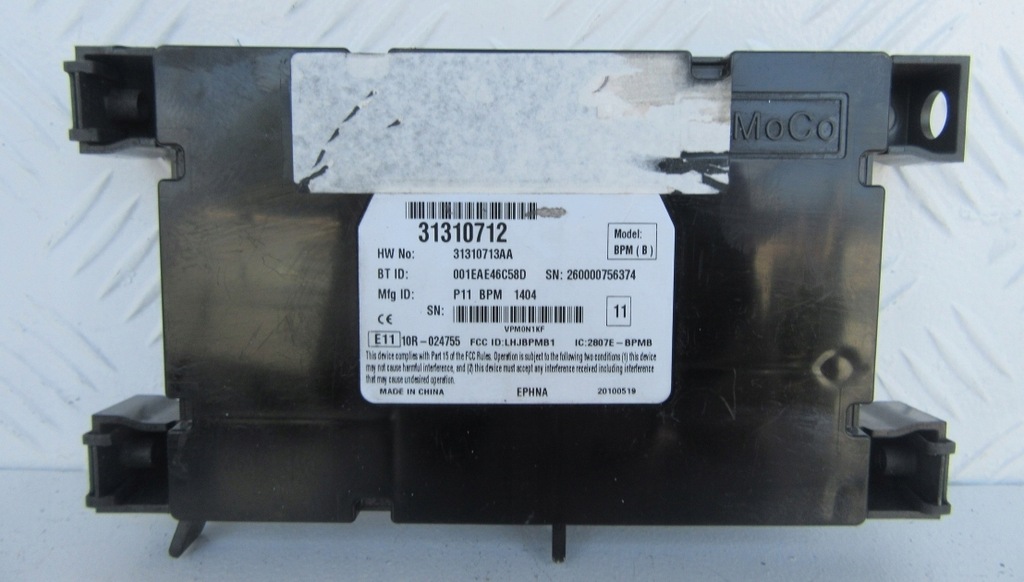 MODUŁ STEROWNIK BLUETOOTH XC60 XC90 S80 31310712 - 7553242383 ...