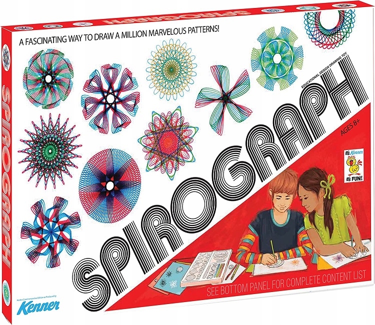 HASBRO SPIROGRAF ZESTAW DO RYSOWANIA RETRO 06000 - 13029396364 ...