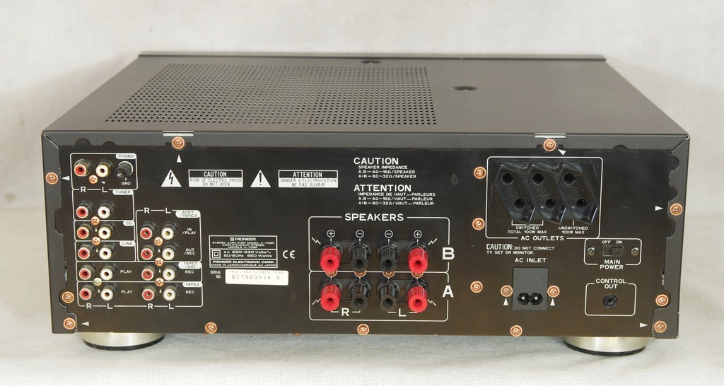 Купить Pioneer A-705R, хороший стереоусилитель.: отзывы, фото и ...