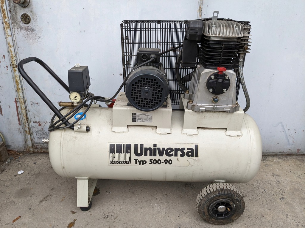 Kompresor Schneider 500-90 D 10bar 90l 3kW 400V - 13278896943 - oficjalne archiwum Allegro