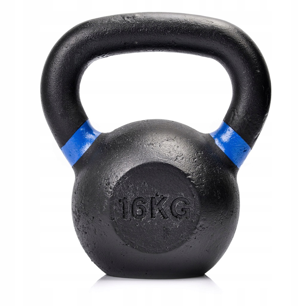 HANTEL METEOR KETTLE BELL ŻELIWNY 16kg czarny matt - 11001448351 - oficjalne archiwum Allegro