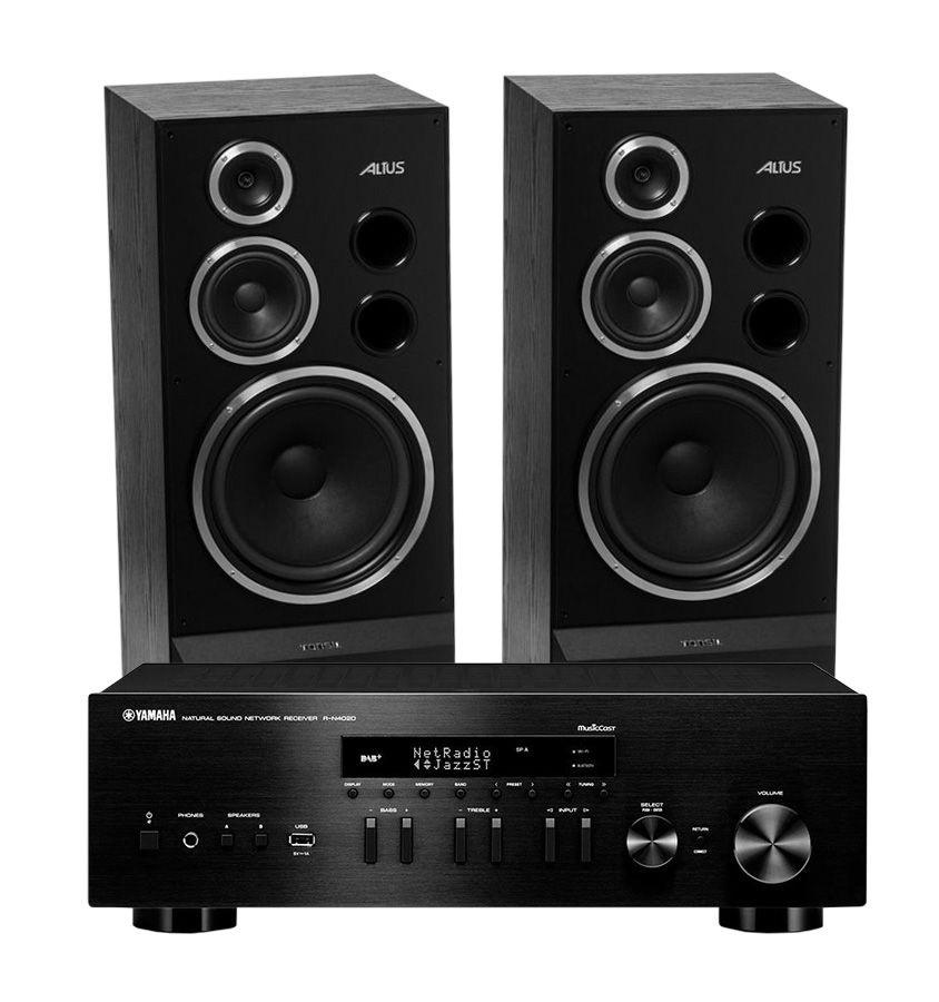 Kolumny Tonsil ALTUS 300 + Amplituner Yamaha RN402 - 7885533948 ...