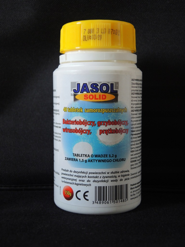 JASOL SOLID 150 g CHLOR W TABLETKACH - 14071986874 - oficjalne archiwum ...