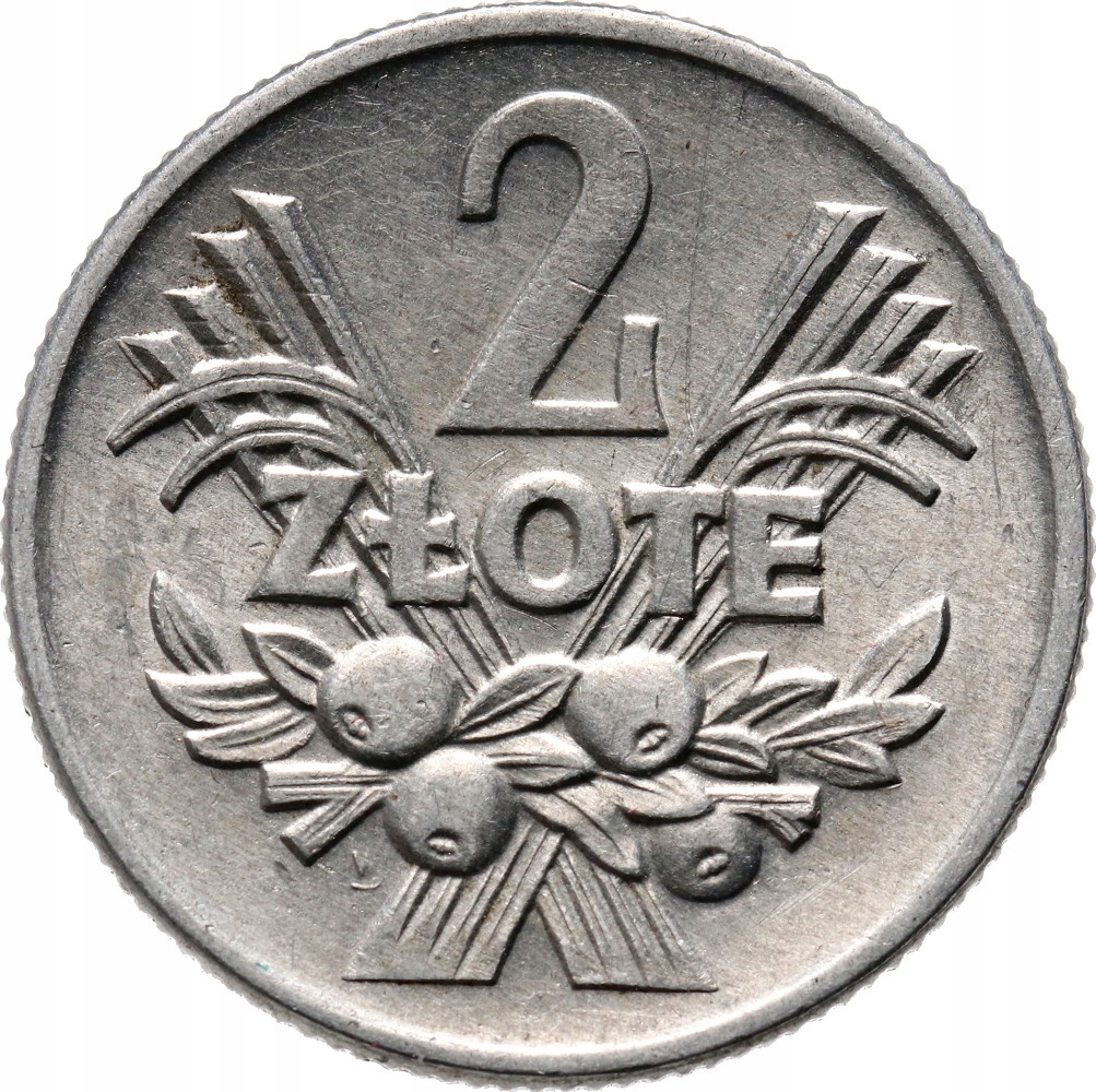 PRL, 2 złote 1959, Jagody - 13052689925 - oficjalne archiwum Allegro