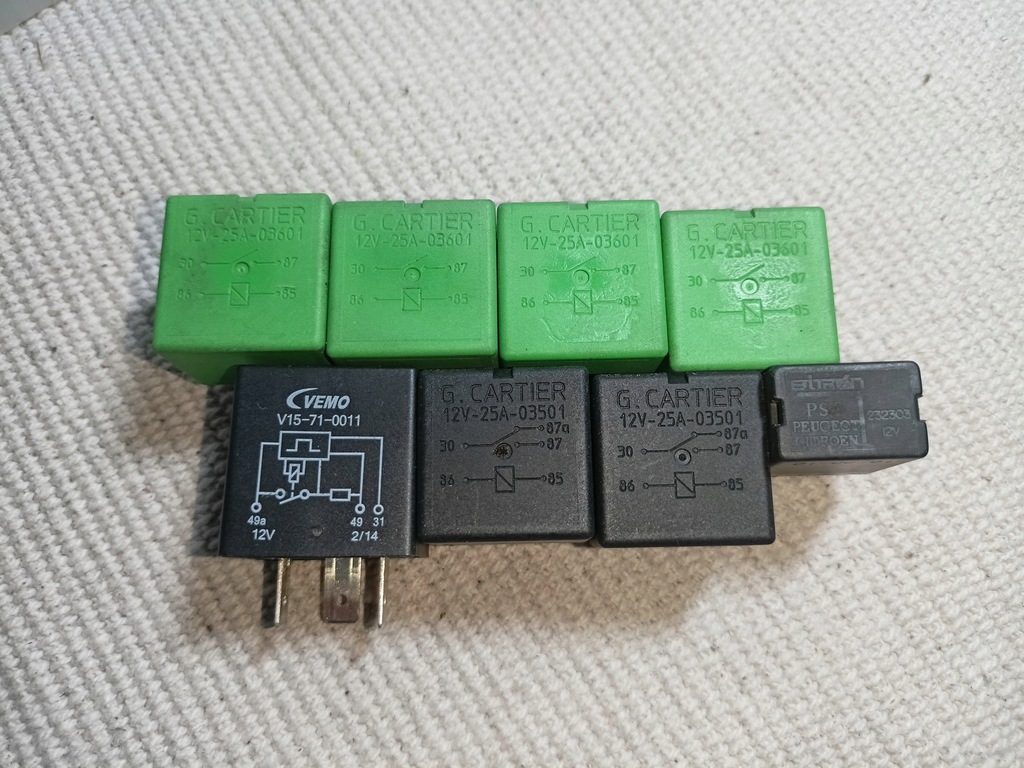 Przekaźnik Cartier Bitron Peugeot Citroen 03601 - 13796889210 ...