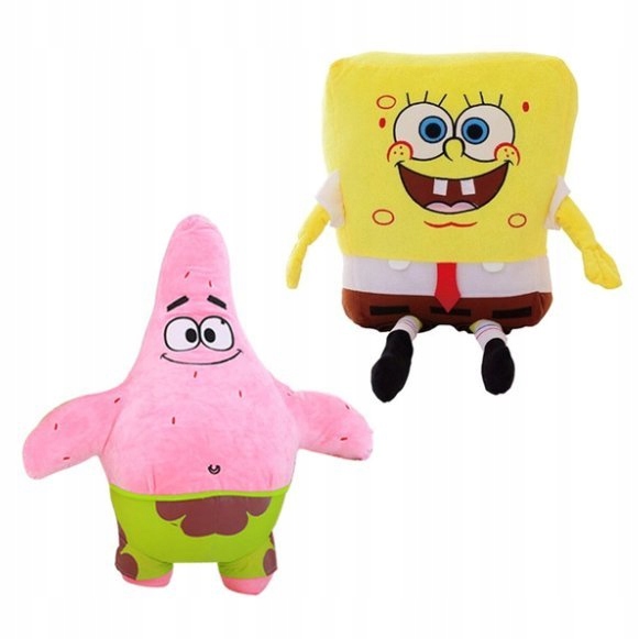 MASKOTKA SpongeBob ROZGWIAZDA 2szt zestaw 23cm - 8725600794 - oficjalne ...