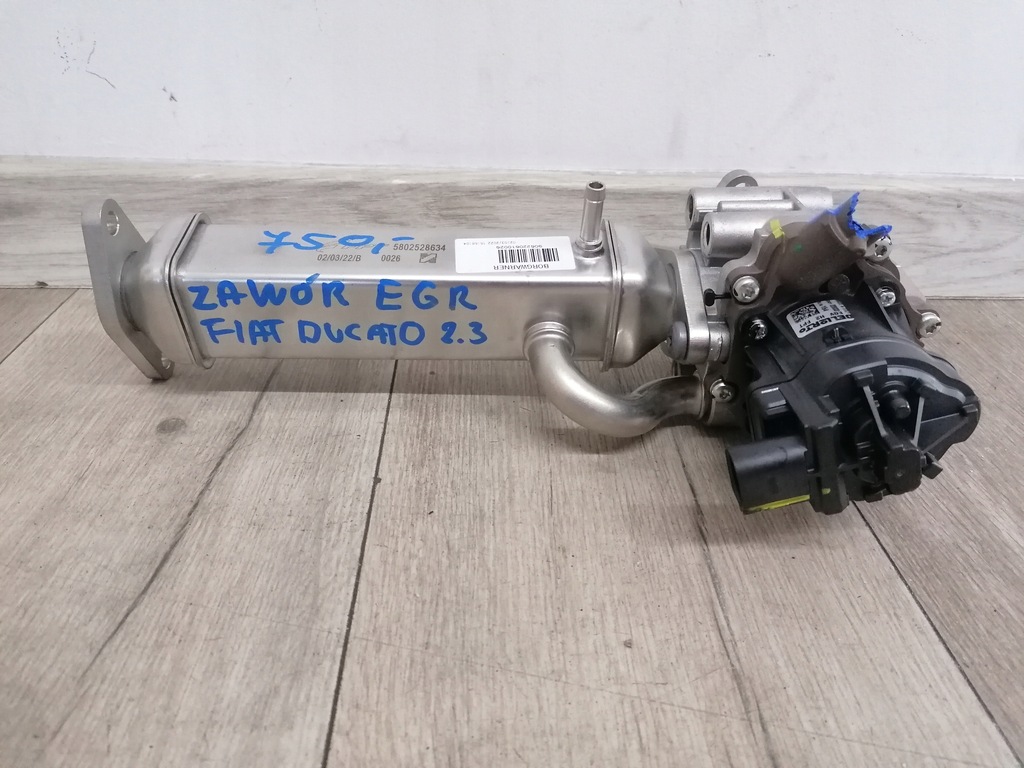 FIAT DUCATO ZAWÓR EGR 5802528634 NOWY ORYGINAL. - 13470017573 ...