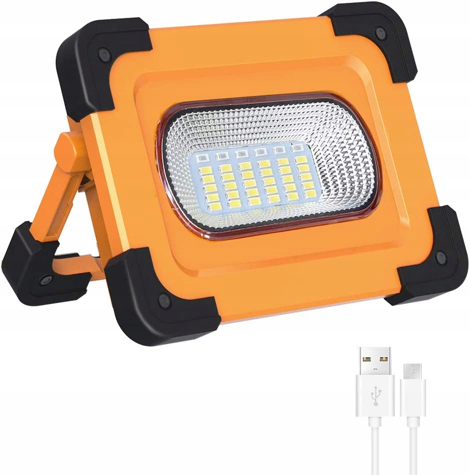 REFLEKTOR LAMPA LED BUDOWLANA ROBOCZA USB ELEKIN - 12757626192 ...
