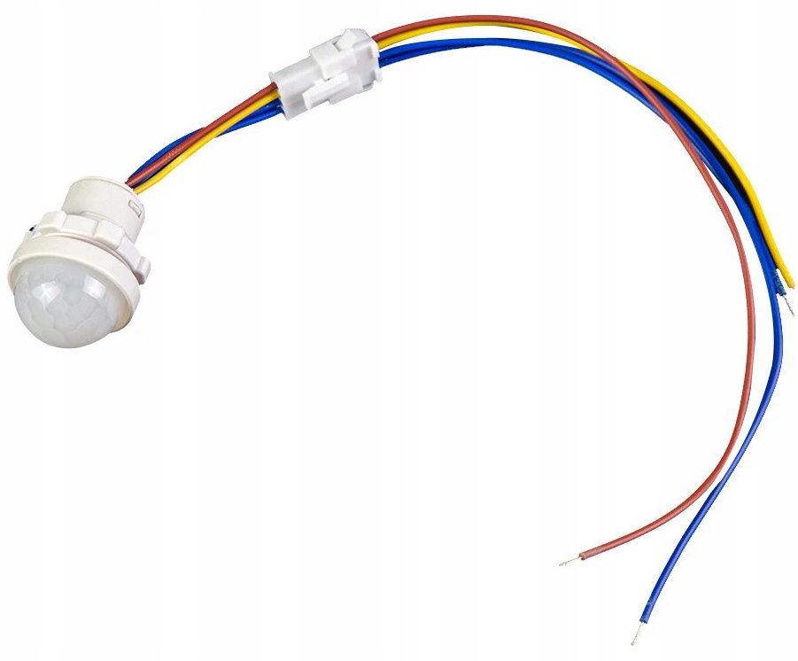 Czujnik Ruchu Sensor 20mm PIR 230V LED kostka czujnik zmierzchu A ...