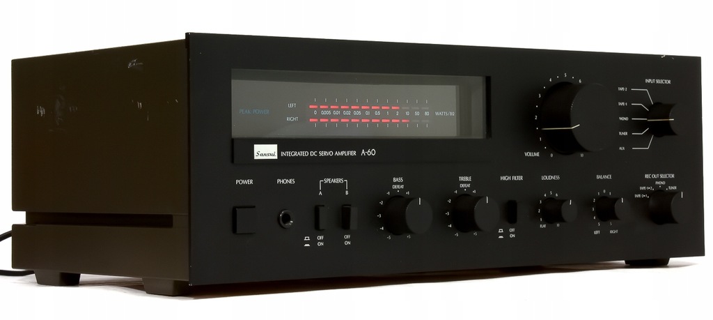 SANSUI A-60 DYNAMICZNY WZMACNIACZ STEREO - 12945259277 - oficjalne ...