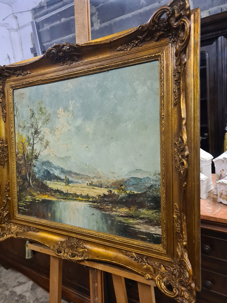 Stara Piękna Rama rzeźbiona Duża,obraz, 3 - 13120731675 - oficjalne ...