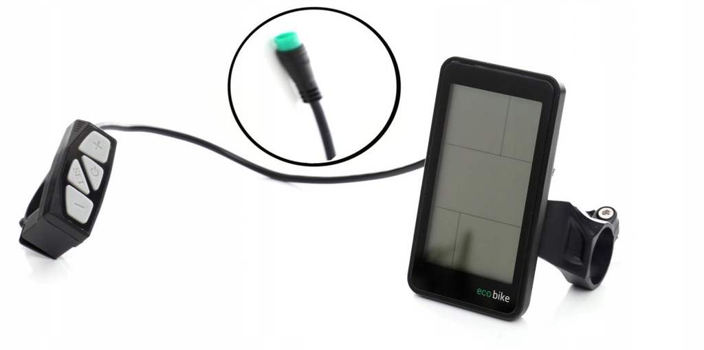 Wyświetlacz Display LCD C600E 36V EcoBike z USB - 11048343361 ...