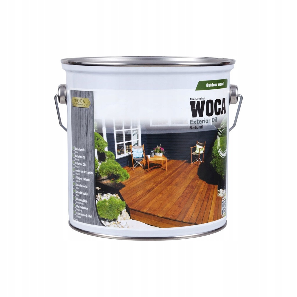 WOCA Exterior Oil Naturel - Olej tarasowy 2,5l - 7453232634 - oficjalne ...