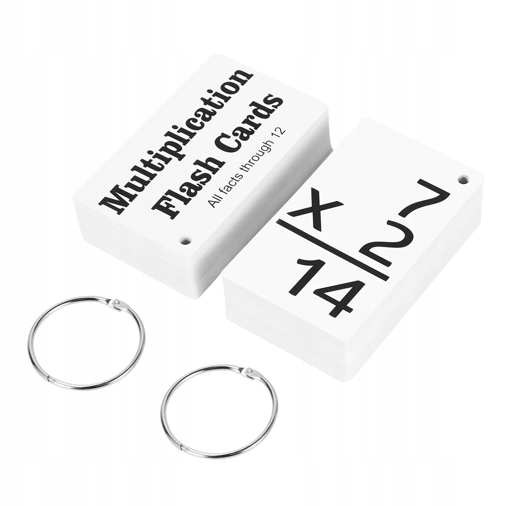 156 Cards Multiplication Table Math Number Cards - 13560562300 ...