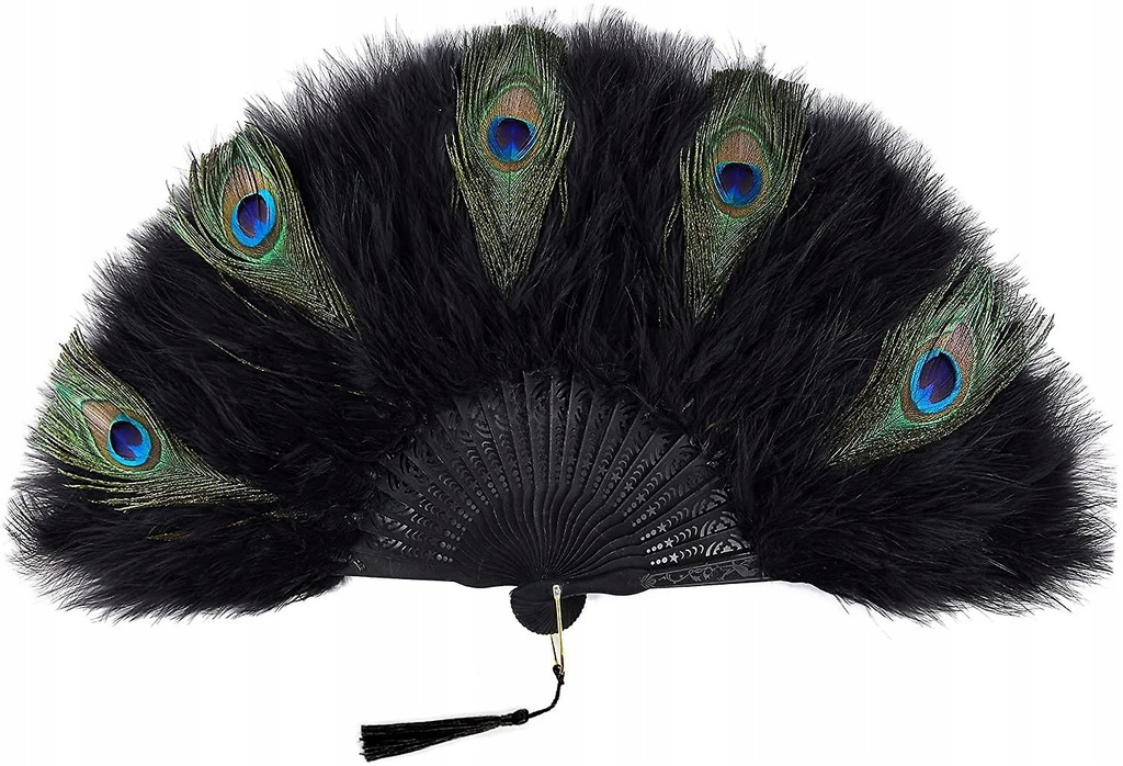 Roaring 20s Vintage Style Folding Handheld Flapper - 12642902322 ...