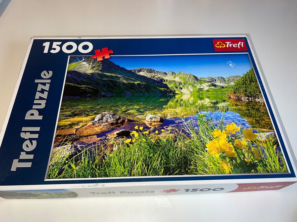 Puzzle 1500 WIELKI STAW TATRY kompletne TREFL - 13569900813 - oficjalne archiwum Allegro