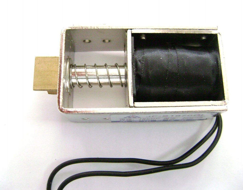 ELEKTROMAGNES ZACZEP rygiel BLOKADA 12V 40N nowy - 7573093986 ... ELEKTROMAGNES ZACZEP rygiel BLOKADA 12V 40N nowy - 7573093986 ...
