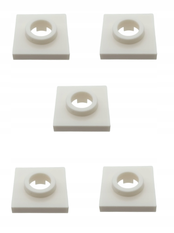 LEGO PŁYTKA PŁASKA 2X2 OTWÓR BIAŁY 27448 - 5szt - 12767511731 ...