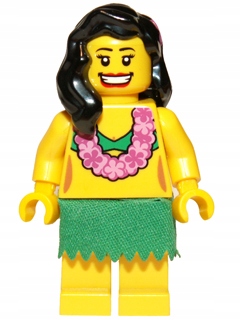 Lego Minifigure col033 Hula Dancer FIGURKA-U - 12658600820 - oficjalne ...