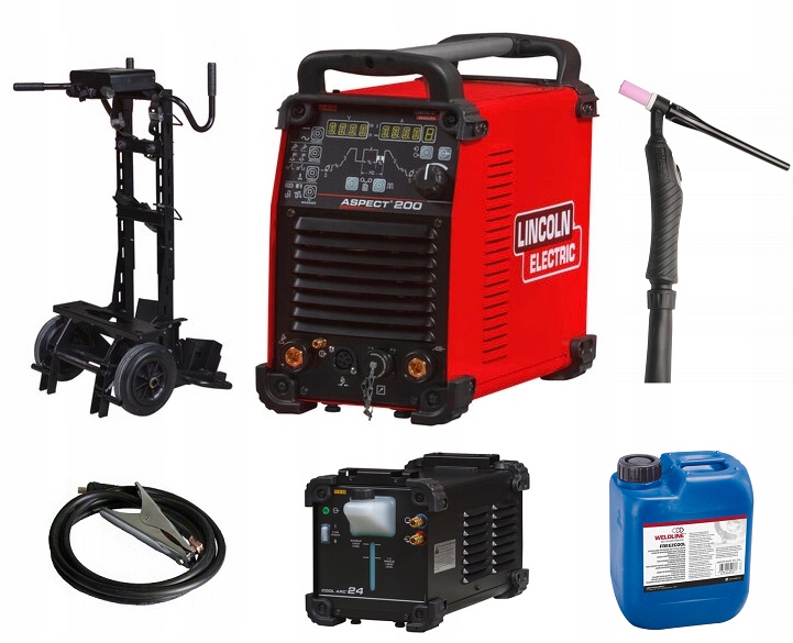 Spawarka inwertorowa Lincoln Aspect 300 AC/DC TIG ZESTAW VI ...
