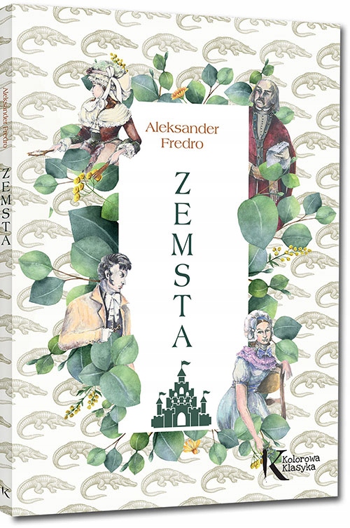 ZEMSTA kolorowe ilustracje duża czcionka Fredro br - 8479648017 ...