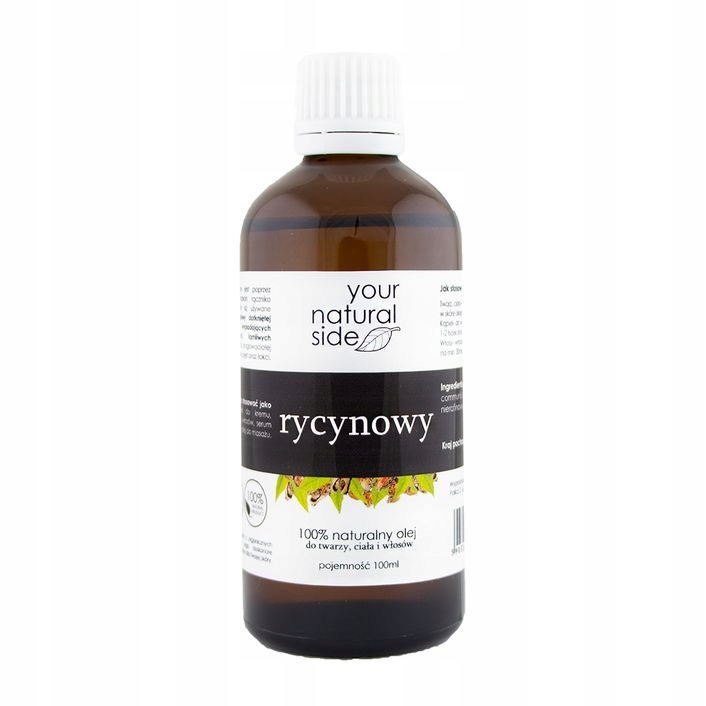 Olej rycynowy nierafinowany 100% Naturalny 100ml - 7243657933 - oficjalne archiwum Allegro