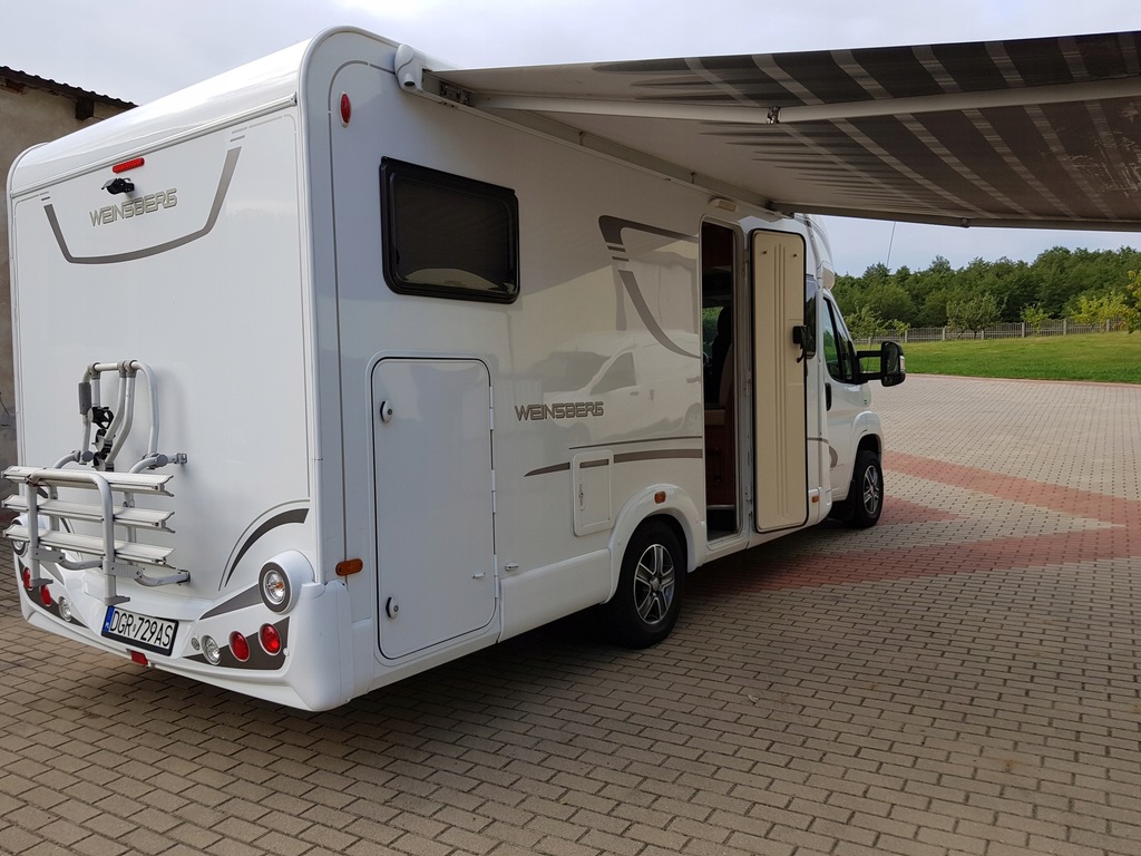 Kamper Weinsberg Knaus, Fiat Ducato, wersja zimowa - 8456292625 - oficjalne archiwum Allegro